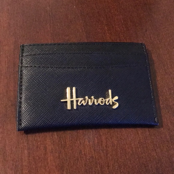 Harrods | Bags | Harrods Black Card Case | Poshmark
